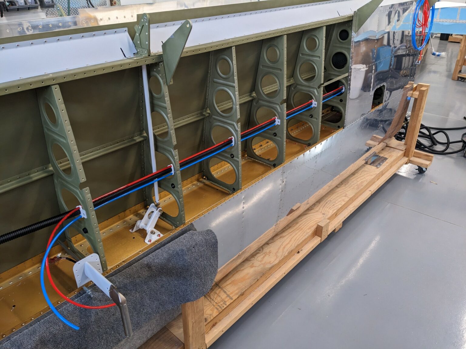 Wing Conduit, Pitot Lines – Glen Family RV-10